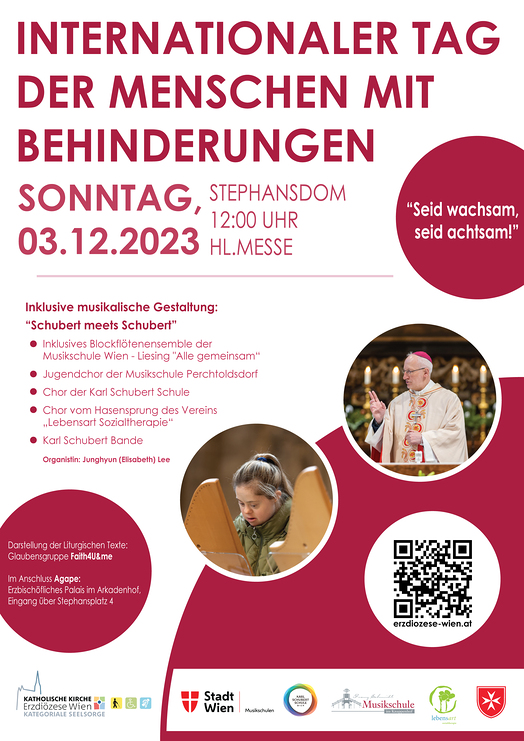 HL.MESSE ZUM INTERNATIONALLEN TAG DER MENSCHEN MIT BEHINDERUNGEN