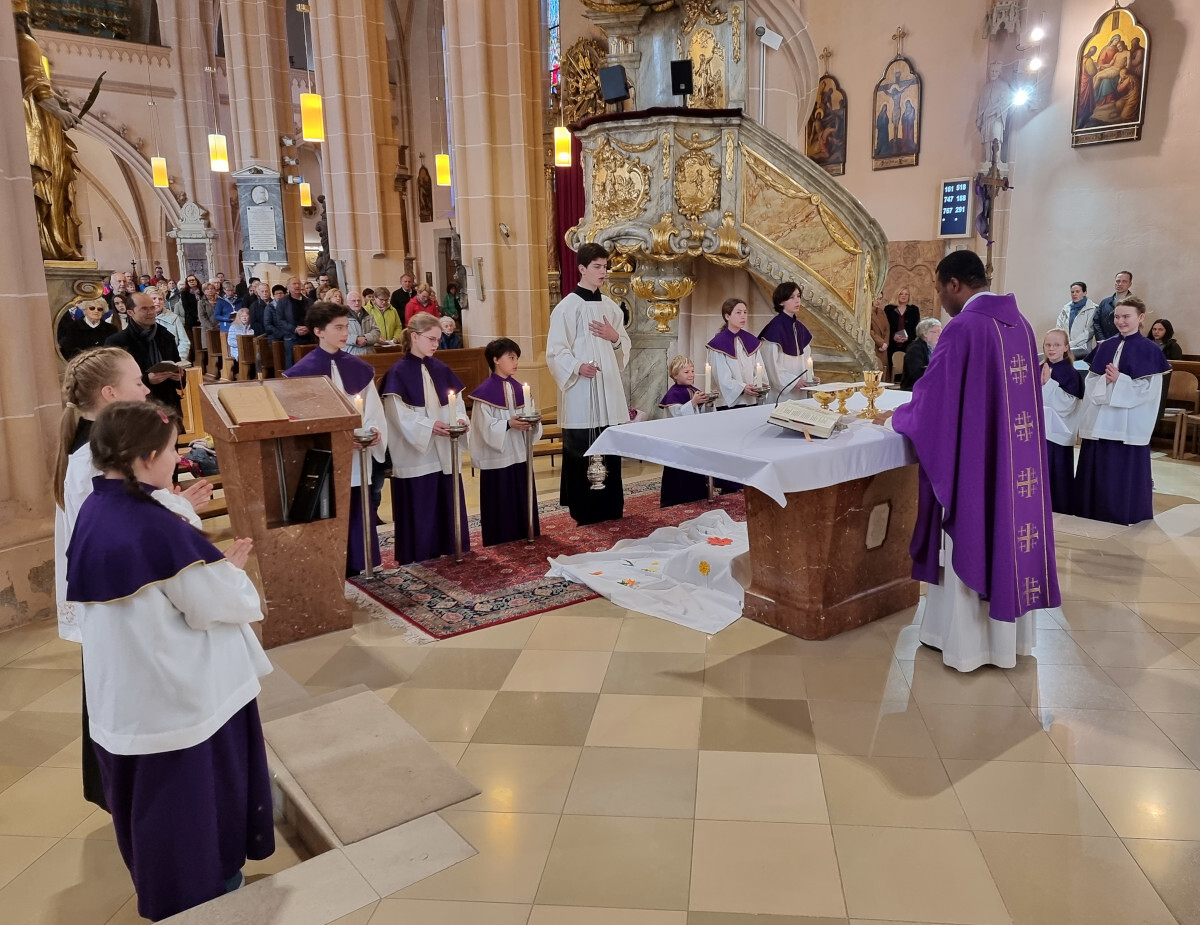 Mini-Aufnahme in St. Stephan