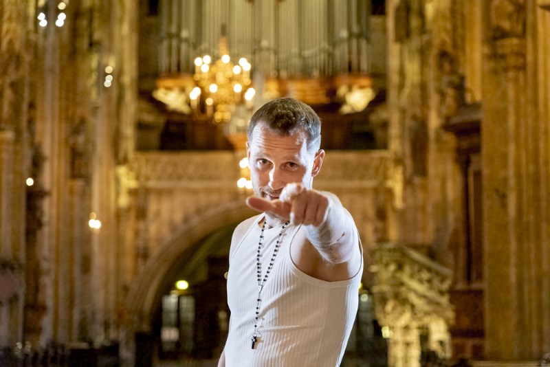 Wiener Rapper präsentiert Video auf Stephansdom-Dachboden